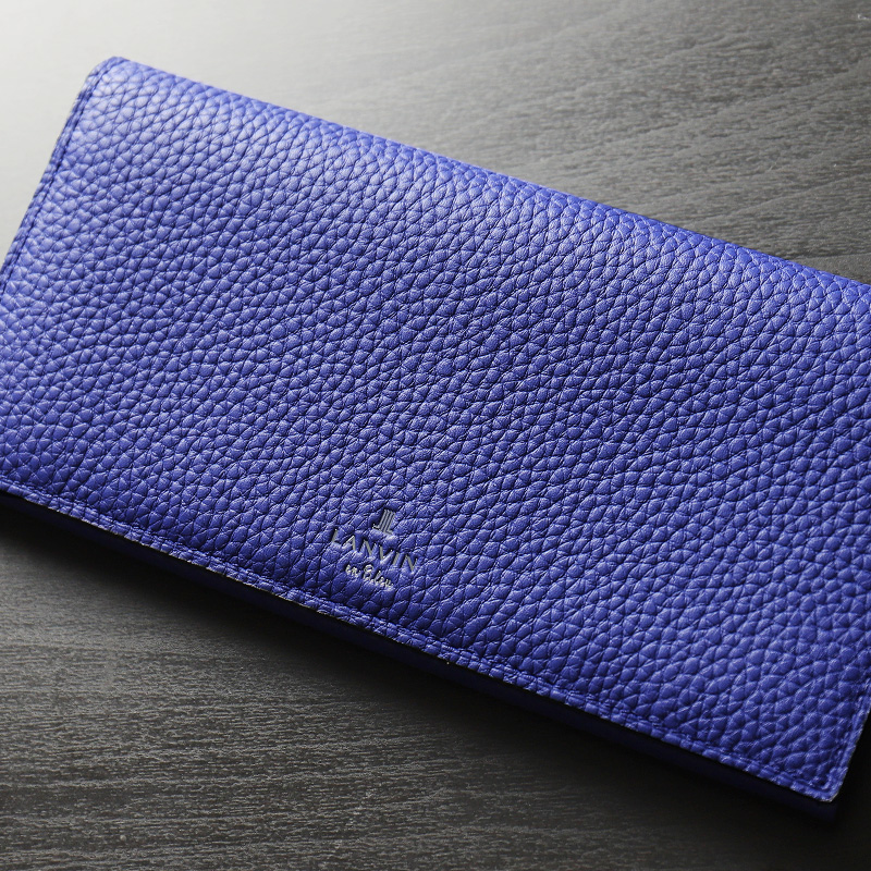 LANVIN en Bleu ランバンオンブルー モル小物 長財布 小銭入れあり 札入れ 束入れ ロングウォレット レザー 牛革 本革 革小物 ...