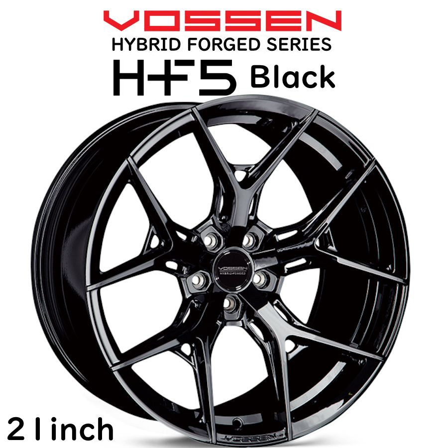 VOSSEN HF5 21インチ ホイール BMW G30 5シリーズ 21inch 9.0J 10.5J 1台分 ブラック マットガンメタル ...
