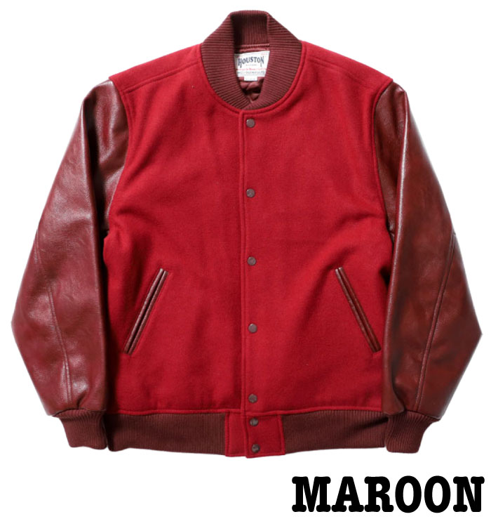 HOUSTON Houston ヒューストン メルトンアワードジャケット メンズ スタジャン ミリタリー アウター 大きいサイズ MELTON ...