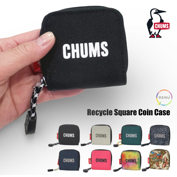 CHUMS（チャムス） リサイクル スクエアコインケース 小銭入れ コンパクト 財布 ミニウォレット 軽量 小さめ 小物入れ 収納 CH60 ...