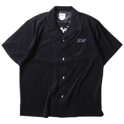 HOUSTON（ヒューストン） PILE BOWLING SHIRT(HAWK) / パイル