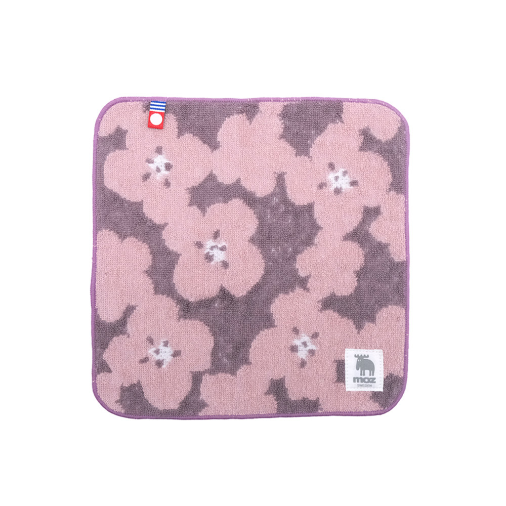 今治タオル（imabari towel） ミニハンカチ moz お花柄 コットン100％ かわいい おしゃれ 日本製 今治タオルブランド認定 ...