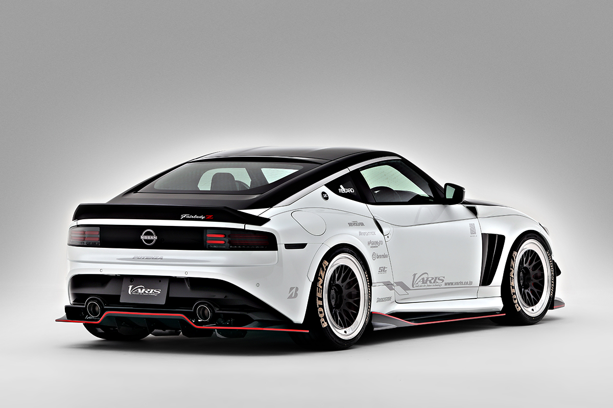 バリス ARISING-I フロントフェンダートリム 片側8mmワイド 左右セット フェアレディZ RZ34 vani-354 VARIS ...