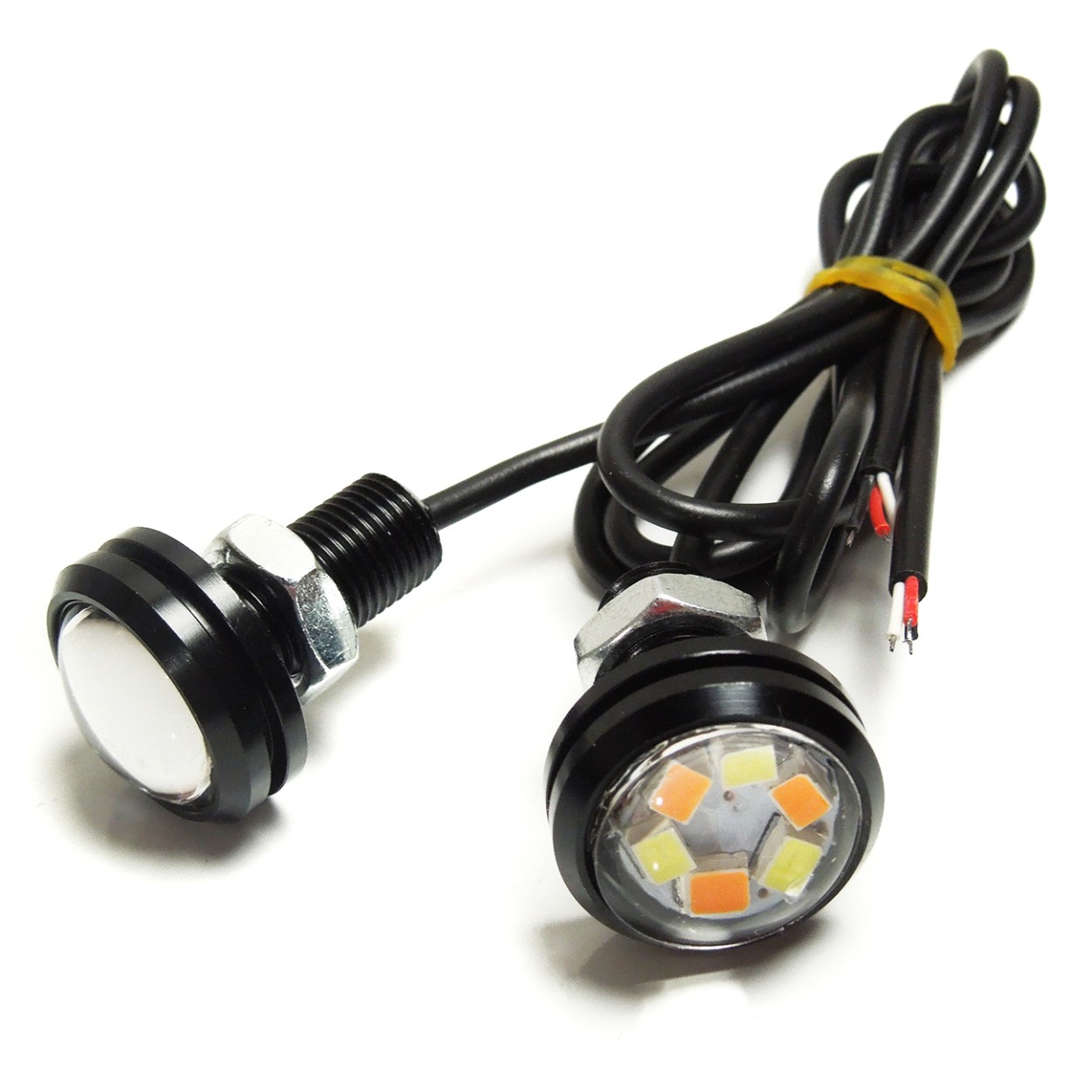 デリカD5 LED デイライト 防水 ボルト型 スポットライト 2色発光 2個セット : ベルタワークス ヤフー店 - 通販 - Yahoo!ショッピング