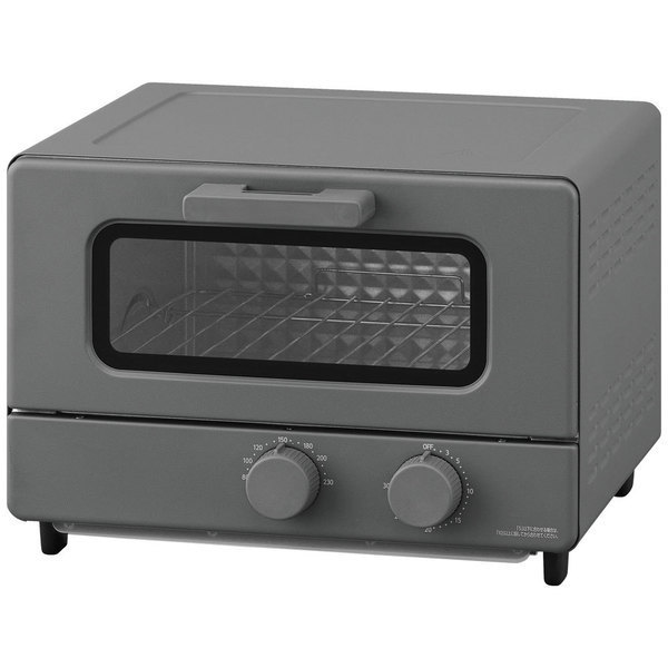 トースター オーブントースター 2枚焼き 4枚焼き おしゃれ かわいい 角皿付き 80℃ 230℃ 無段階調整 タイマー付き 新生活 EOT-201-W アイリスオーヤマ ...