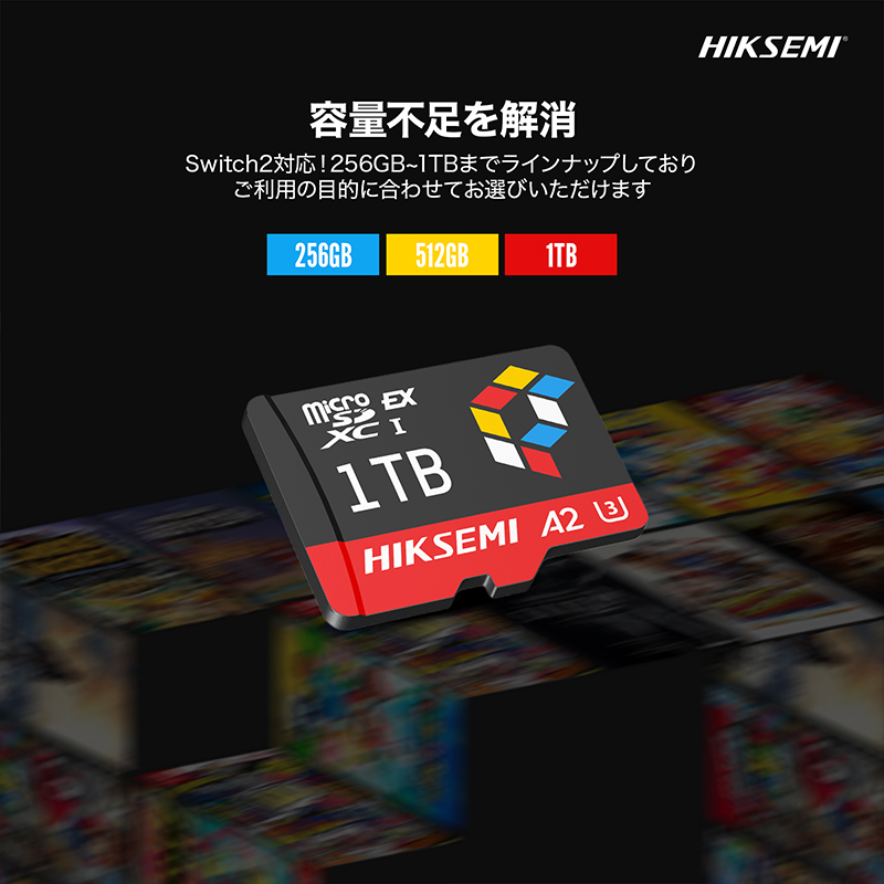HIKSEMI 【予約販売】HIKSEMI 高性能 microSD Expressカード 1TB 最大900MB/s PCIe NVMe搭載 ...