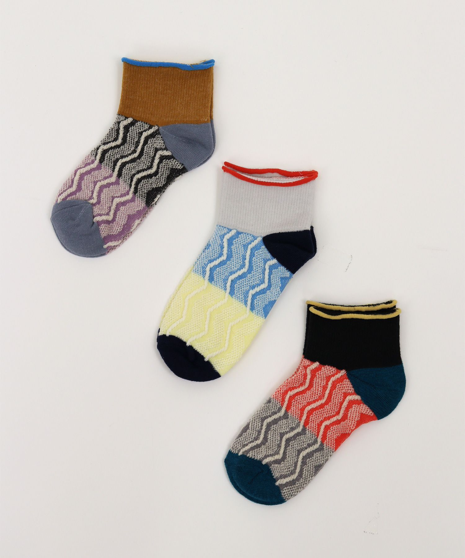 stample 靴下 キッズ スタンプル Stample ウェーブライン アンクルソックス 3P 3足組 男の子 女の子 子供 保育所 幼稚園 小学生 16-25cm 73128 ...