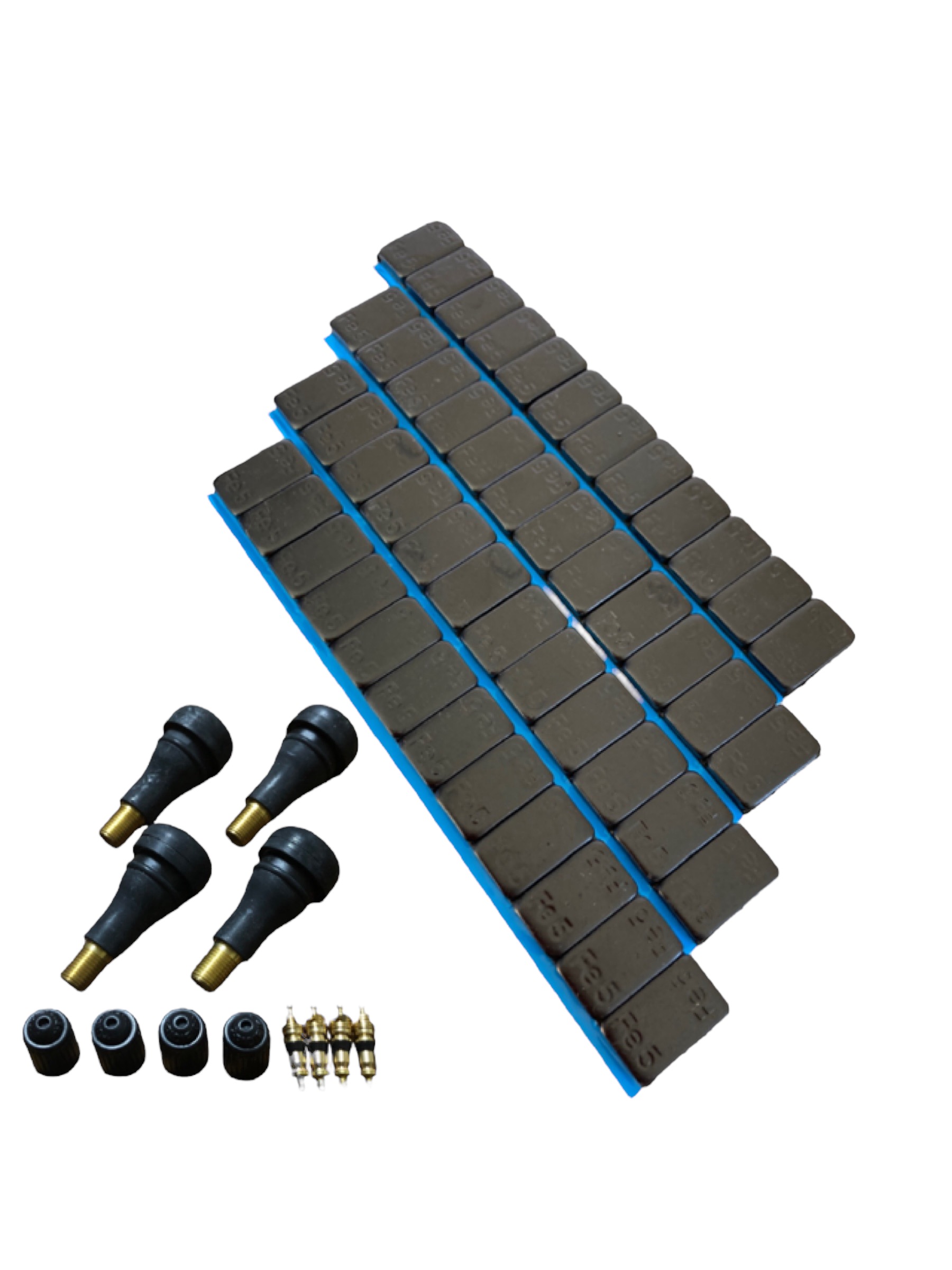 TR-413 TR413 エアバルブ ゴムバルブ 4個 貼り付け ウエイト 240g グレー ブラック バイク 車 タイヤ交換 チェンジャー キャップ : BGR HYOGO - 通販 ...