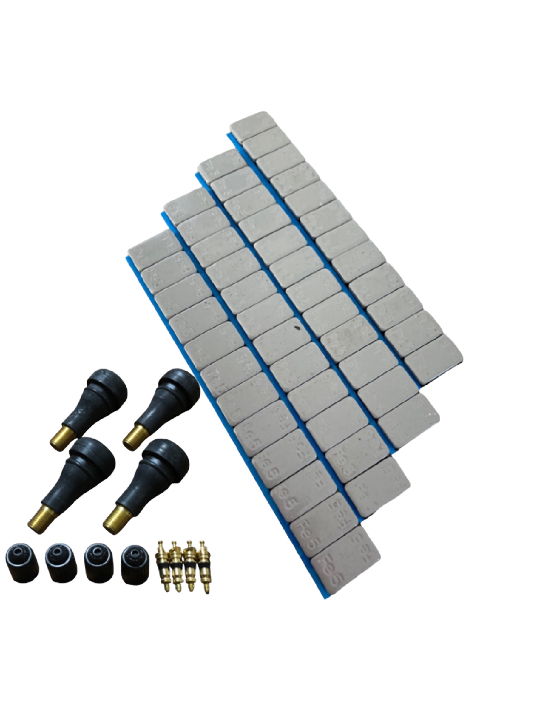 TR-413 TR413 エアバルブ ゴムバルブ 4個 貼り付け ウエイト 240g グレー ブラック バイク 車 タイヤ交換 チェンジャー キャップ : BGR HYOGO - 通販 ...