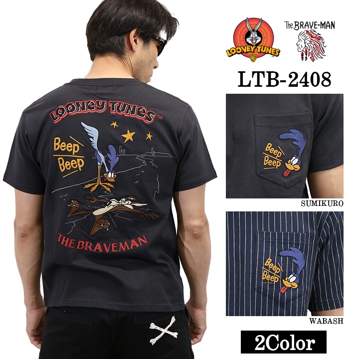 THE BRAVEMAN×LOONEY TUNES ルーニーチューンズ コラボ TEE 天竺 半袖T