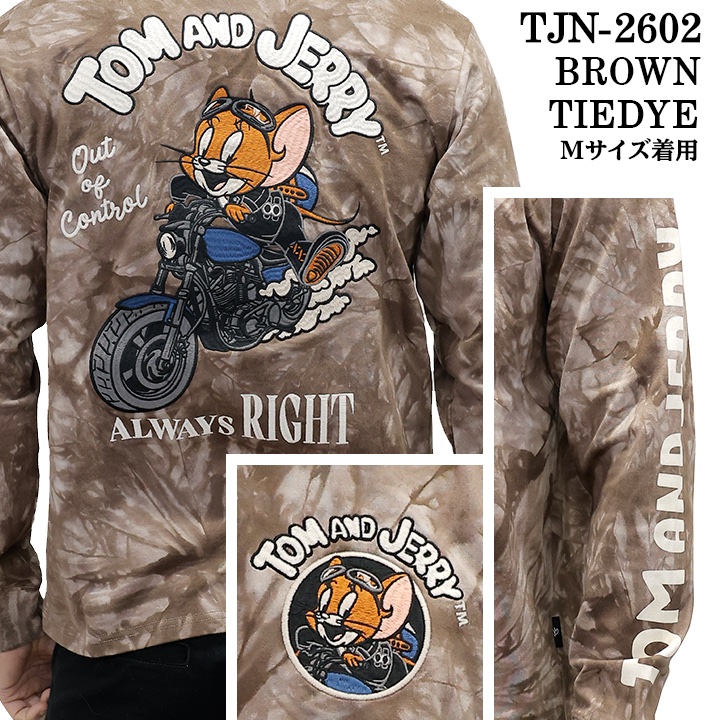 TOM&JERRY NEVERMIND TEE L/S T-SHIRT トムとジェリー ネバーマインド