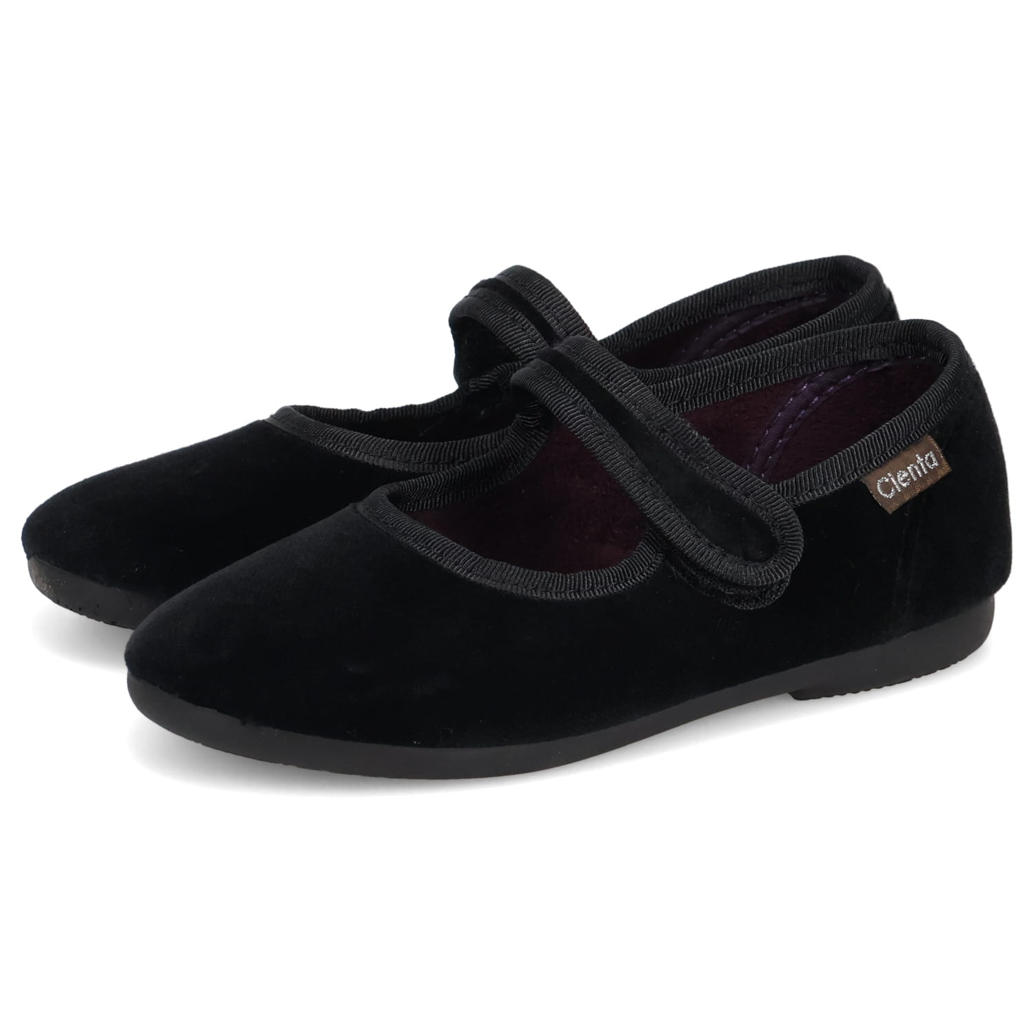 Cienta シエンタ 靴 シューズ ベロア ストラップ フォーマル キッズ ブラック グレー ブラウン 黒 500 : inglewood Beauty - 通販 - Yahoo!ショッピング