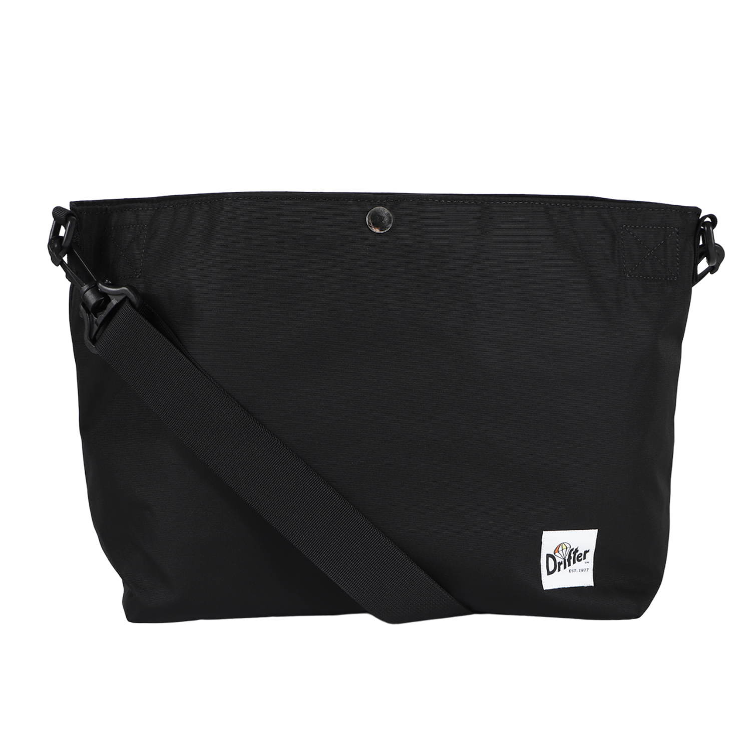 Drifter（ドリフター） ショルダーハンドバッグ メンズ レディース 斜め掛け 2WAY CARRY ALL BAG ブラック ブルー ...