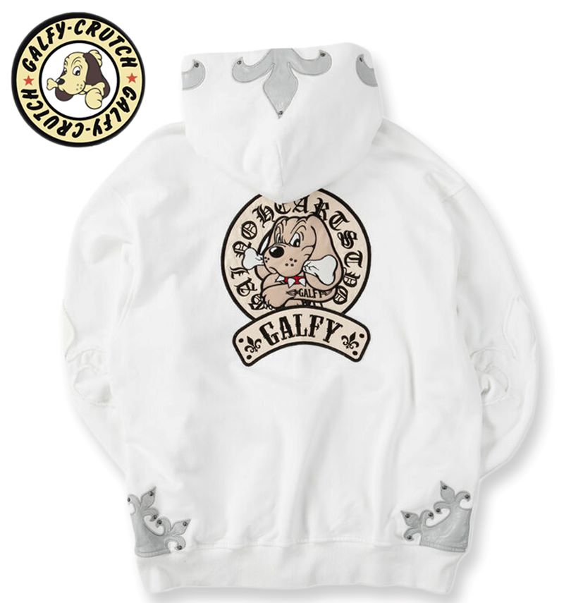 GALFY（ガルフィー） 大きいサイズ メンズ 百合の紋章 フルジップ