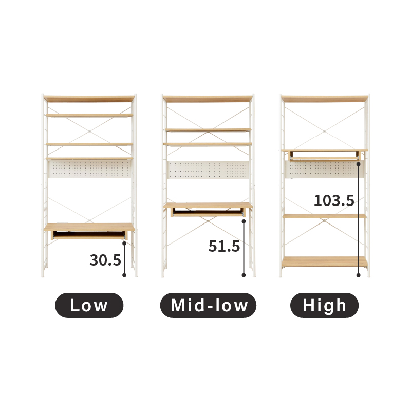 Collero シェルフデスク : houseBOAT - 通販 - Yahoo!ショッピング