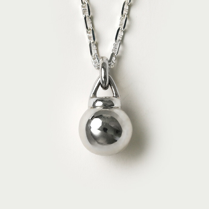 Binich（ビニッチ） シルバーボール 球体 アンカーチェーンネックレス シンプル 小さめ メンズ レディース シルバー925 Binich限定 : シルバーアクセサリーBinich ...