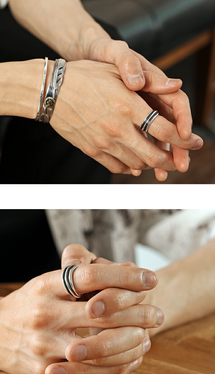 Binich エッジ ライン ネイティブ リング 指輪 メンズ シルバー925 アクセサリー インディアンジュエリー系 : シルバーアクセサリーBinich - 通販 - Yahoo!ショッピング