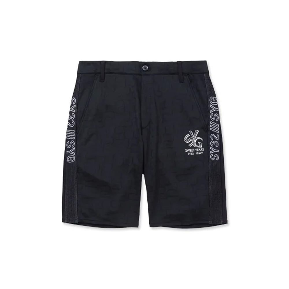 【特価／即納】2024春夏 SY32 GOLF メンズ SYG JQ INTERLOCK SIDE LINE SHORTS SYG-24S11 日本正規品 ハーフパンツ syg-24s11-8.jpg