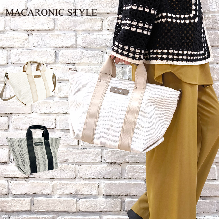 MACARONIC STYLE マカロニックスタイル レディース 2way バッグ ショルダーバッグ トートバッグ トート ショルダー 2WAYトート 2WAYショルダー 40304 軽量 ...