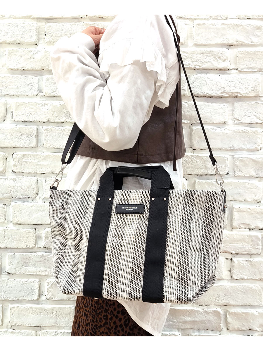 MACARONIC STYLE マカロニックスタイル レディース 2way バッグ ショルダーバッグ トートバッグ トート ショルダー ...