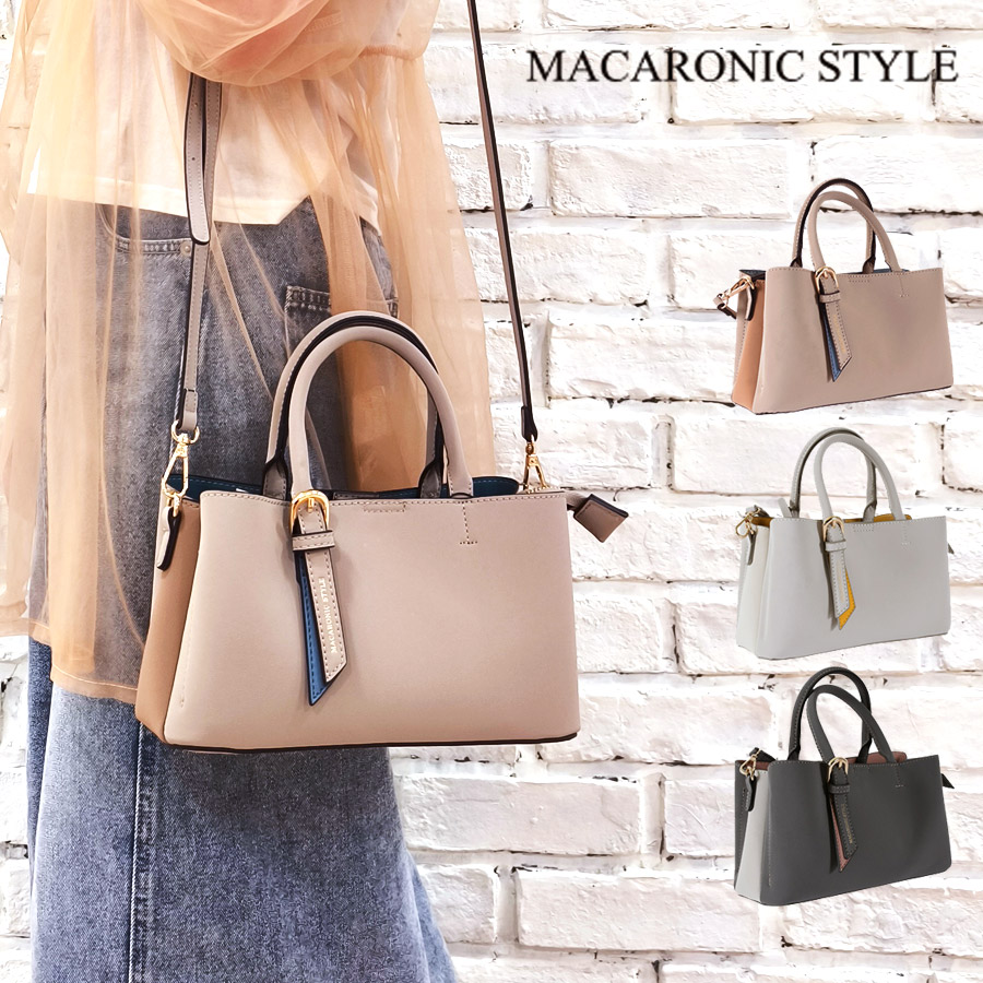MACARONIC STYLE マカロニックスタイル トートバッグ バッグ トート ショルダーバッグ ショルダー 2WAY レディース ...