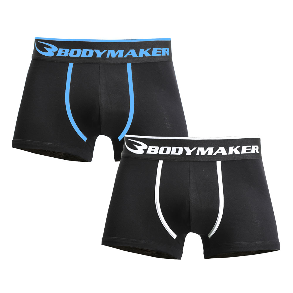 ボクサーパンツ2枚セット BODYMAKER ボディメーカー BODYMAKER ボディメーカー ボクサーパンツ インナーパンツ 2枚セット パイピング メンズ ジムウエア ...