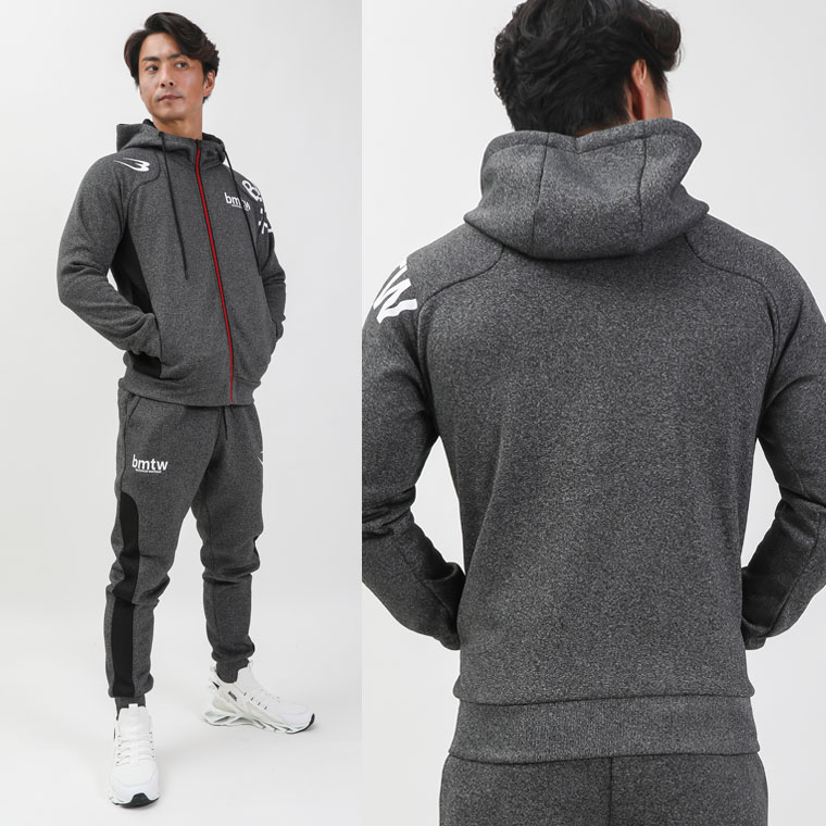 BM・TECH Bロゴパーカー2 BODYMAKER ボディメーカー BODYMAKER TECH パーカー Bロゴ メンズ スウェット トップス ジップパーカー 裏起毛 軽い 暖かい 長袖 ...