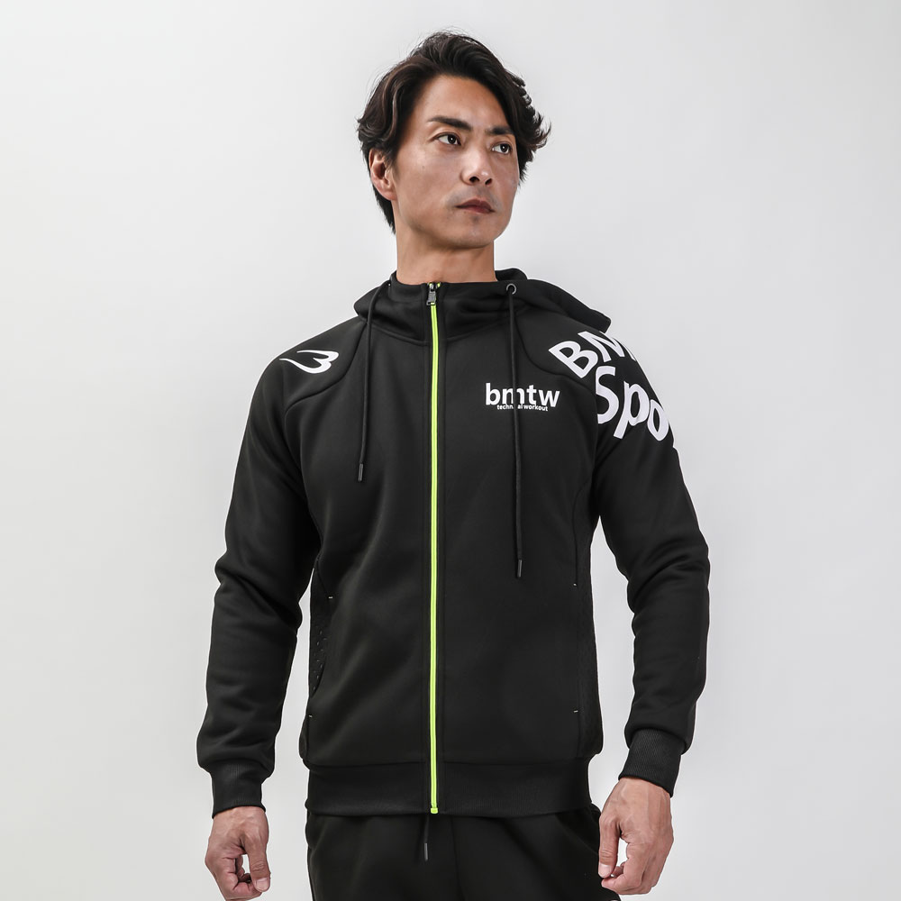 BM・TECH Bロゴパーカー2 BODYMAKER ボディメーカー BODYMAKER TECH パーカー Bロゴ メンズ スウェット トップス ジップパーカー 裏起毛 軽い 暖かい 長袖 ...