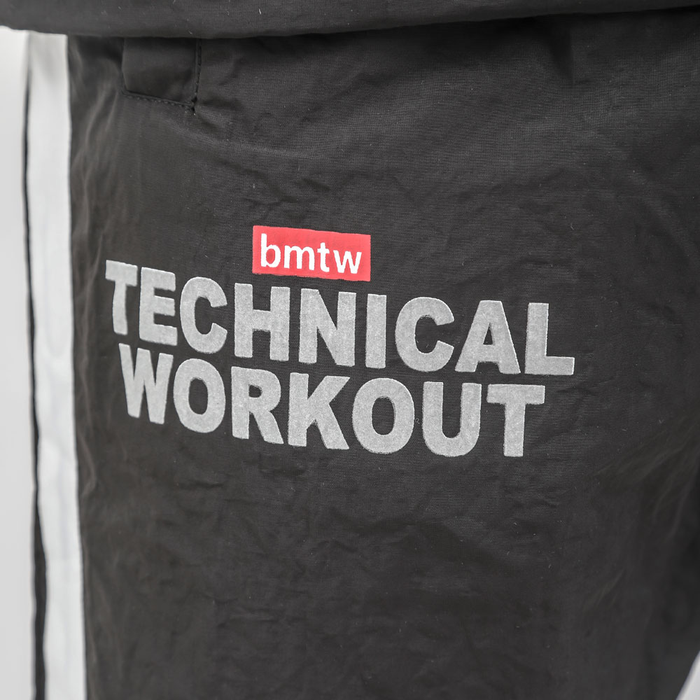 bmtw NYLON トレーニングロングパンツ2 BODYMAKER ボディメーカー ナイロン トレーニング ロングパンツ ウォームアップ ワッシャー加工 シワ加工 GYM ...