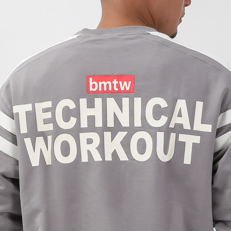 bmtw スーパーソフトスウェットトレーナー BODYMAKER ボディメーカー ソフトスウェット トレーナー オーバーサイズ リラックスウエア ジムウエア GYM : BODYMAKER ...