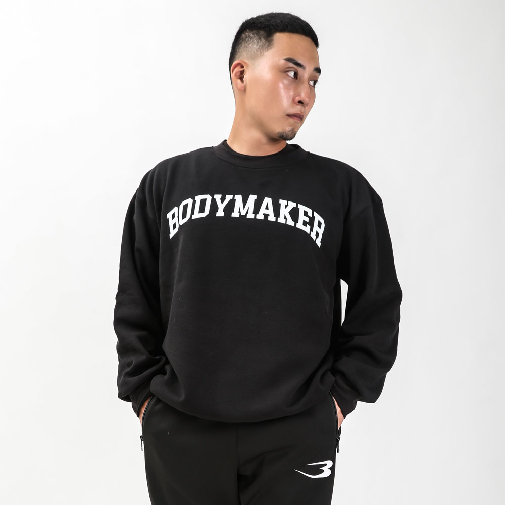 スウェット裏起毛トレーナー BODYMAKERロゴ BODYMAKER ボディメーカー クルーネック メンズ 裏起毛 トレーナー スウェット ...