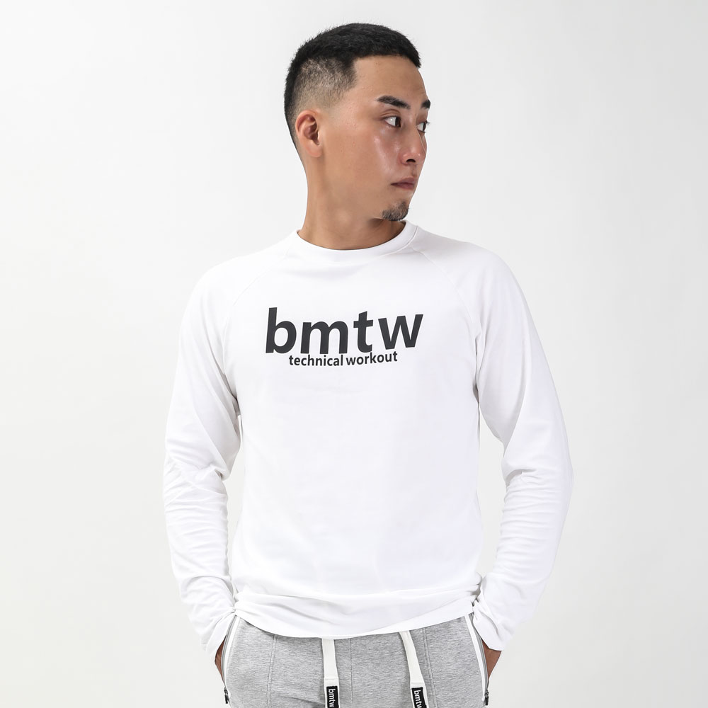 bmtw プリントロングスリーブTシャツ BODYMAKER ボディメーカー bmtw BODYMAKER ボディメーカー ロングスリーブ ロンT 長袖 プリントTシャツ カジュアル ...