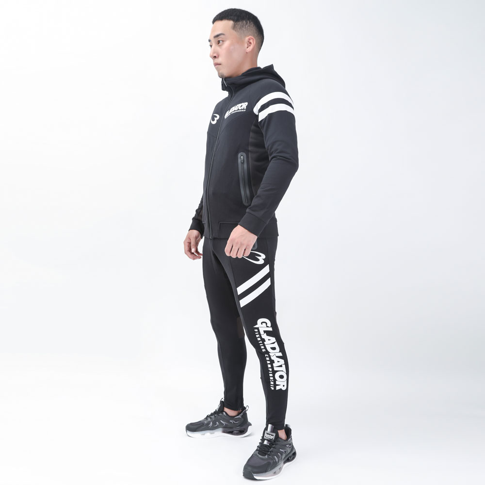 GLADIATOR × BODYMAKER COLLABORATION GYMウエア セットアップスーツ ボディメーカー コラボ パーカー ジムウエア : BODYMAKER Yahoo!店 ...