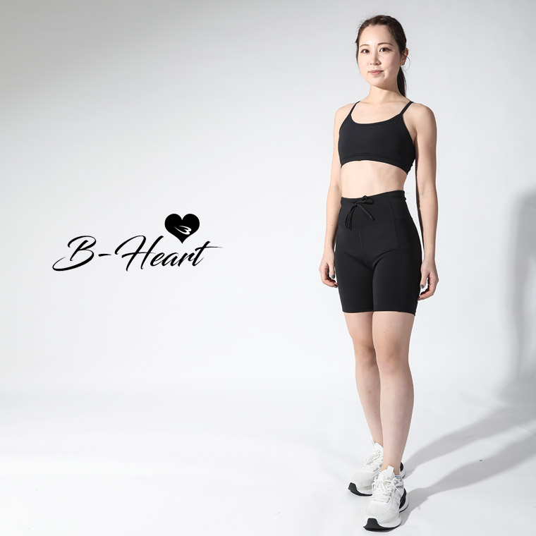 B-Heart ハーフレギンス BODYMAKER ボディメーカー ハーフ丈 ショート レギンス ボトム インナー : BODYMAKER Yahoo!店 - 通販 - Yahoo!ショッピング