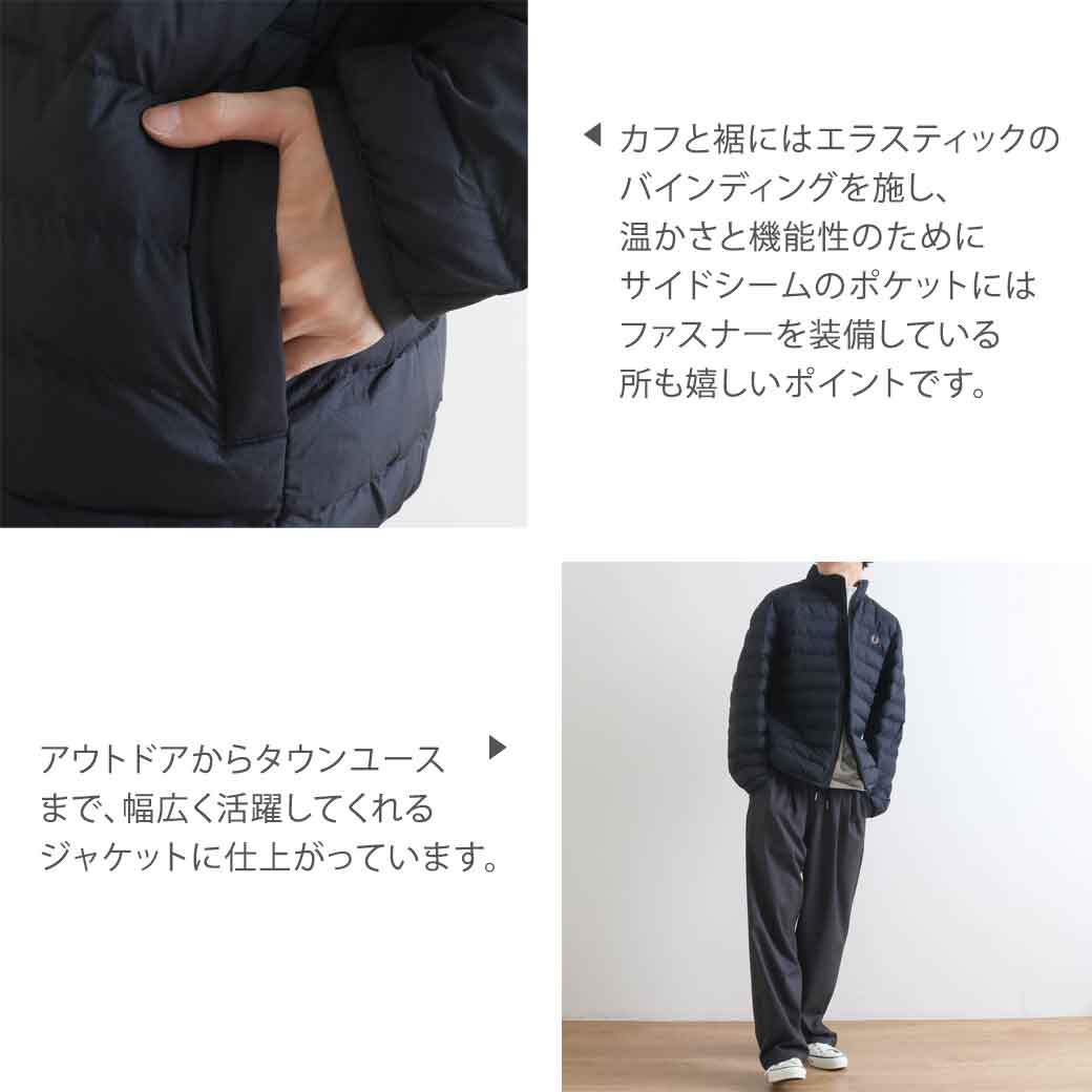FRED PERRY フレッドペリー Insulated Jacket 中綿 ナイロン FRED PERRY フレッドペリー Insulated Jacket 中綿 ナイロン