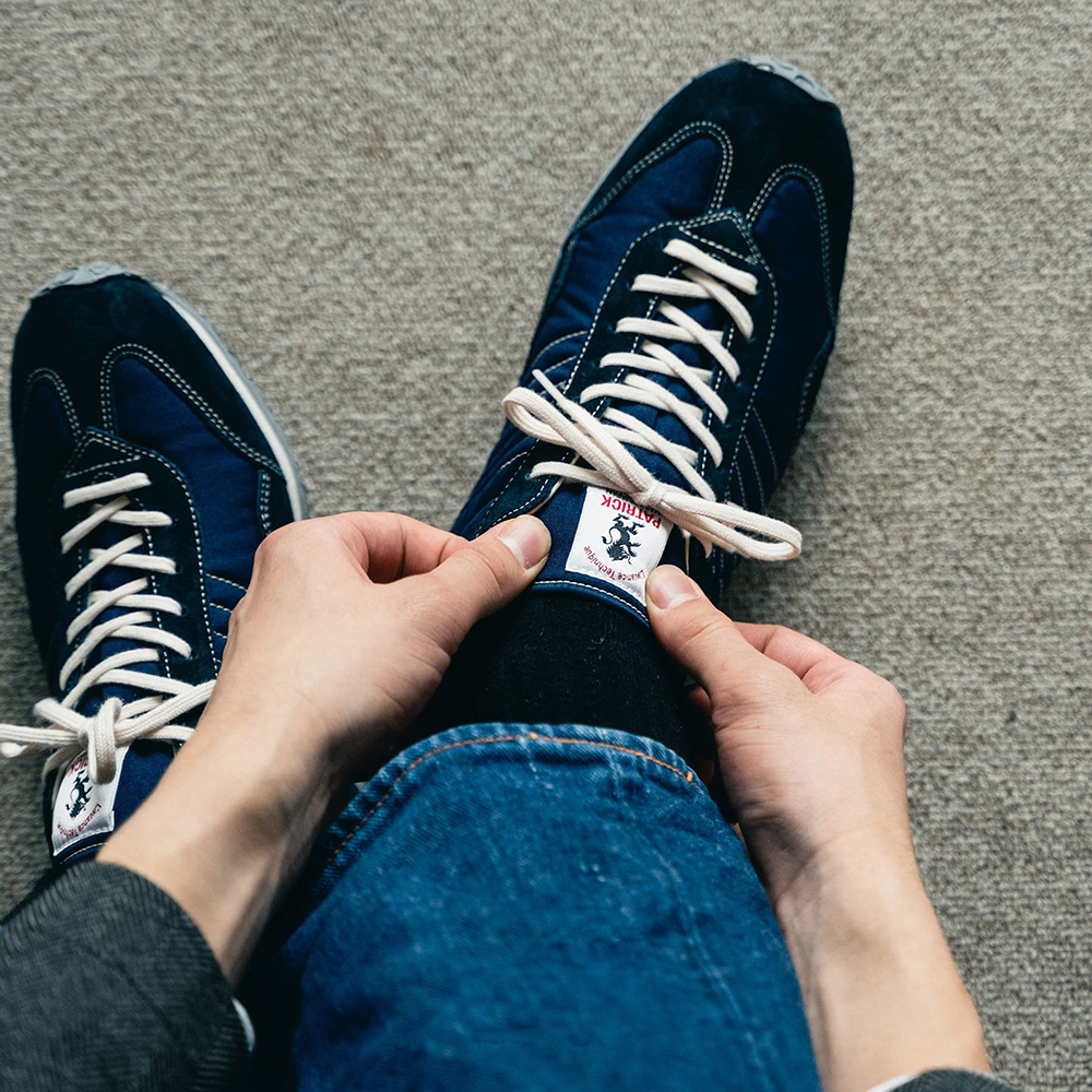 PATRICK パトリック スタジアム STADIUM NTBLUE レディース スニーカー 232352 : ボストンクラブ ヤフー店 - 通販 - Yahoo!ショッピング