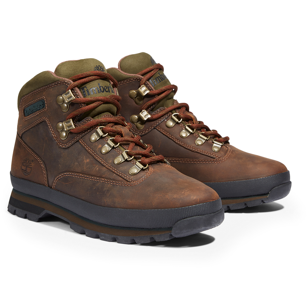 ティンバーランド ユーロ ハイカー レザー Timberland Euro Hiker Leather ブラウン メンズ ブーツ 95100 ...