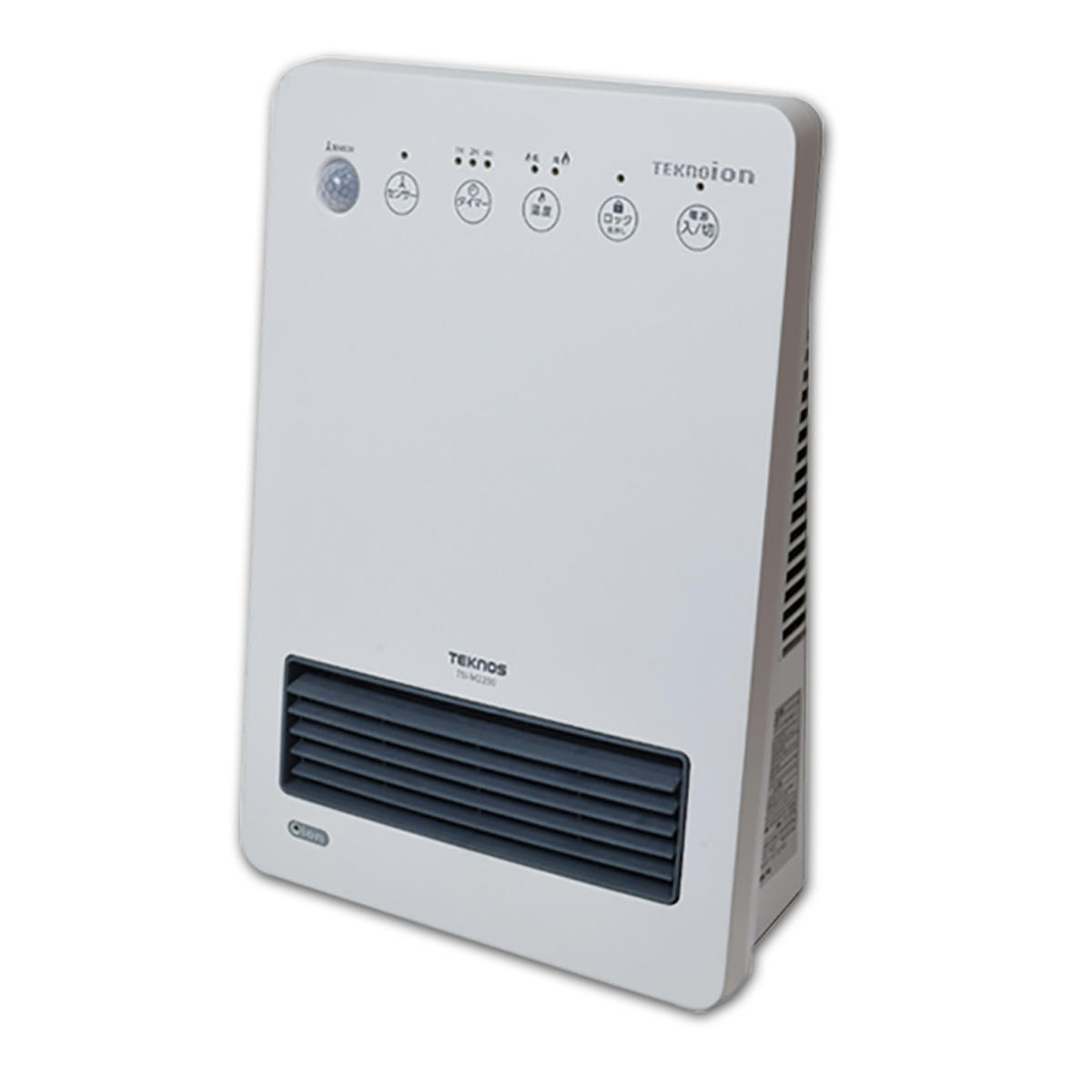 TEKNOS（テクノス） セラミックファンヒーター 温調可 600W/1200W TSI-M2203 TSI-M2204K 2色展開 転倒 ...