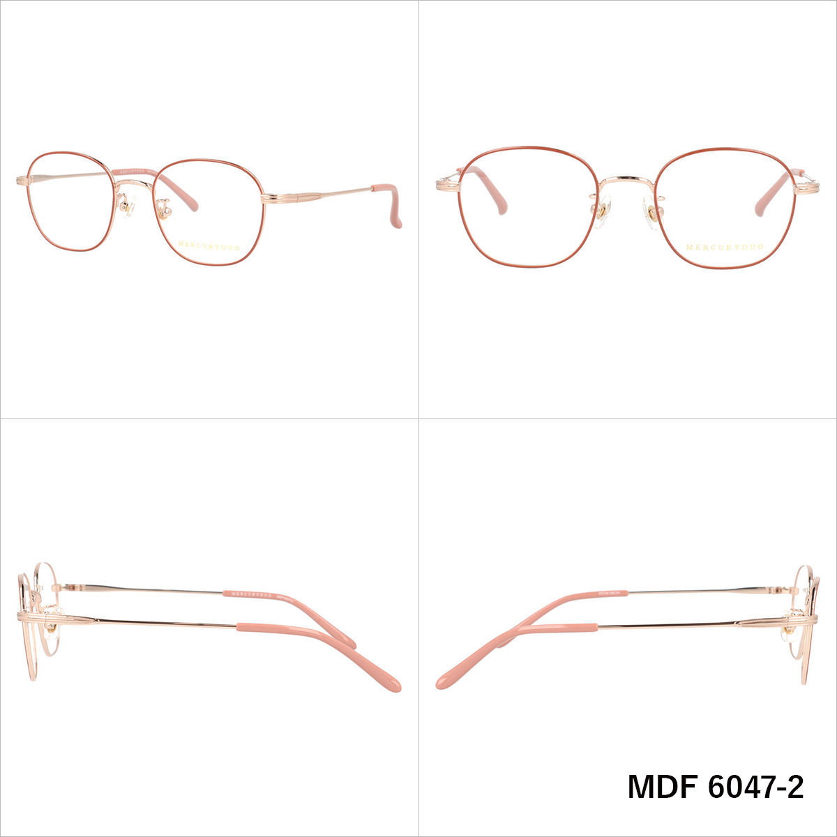 MERCURYDUO（マーキュリーデュオ） メガネ フレーム 伊達メガネ 度付き