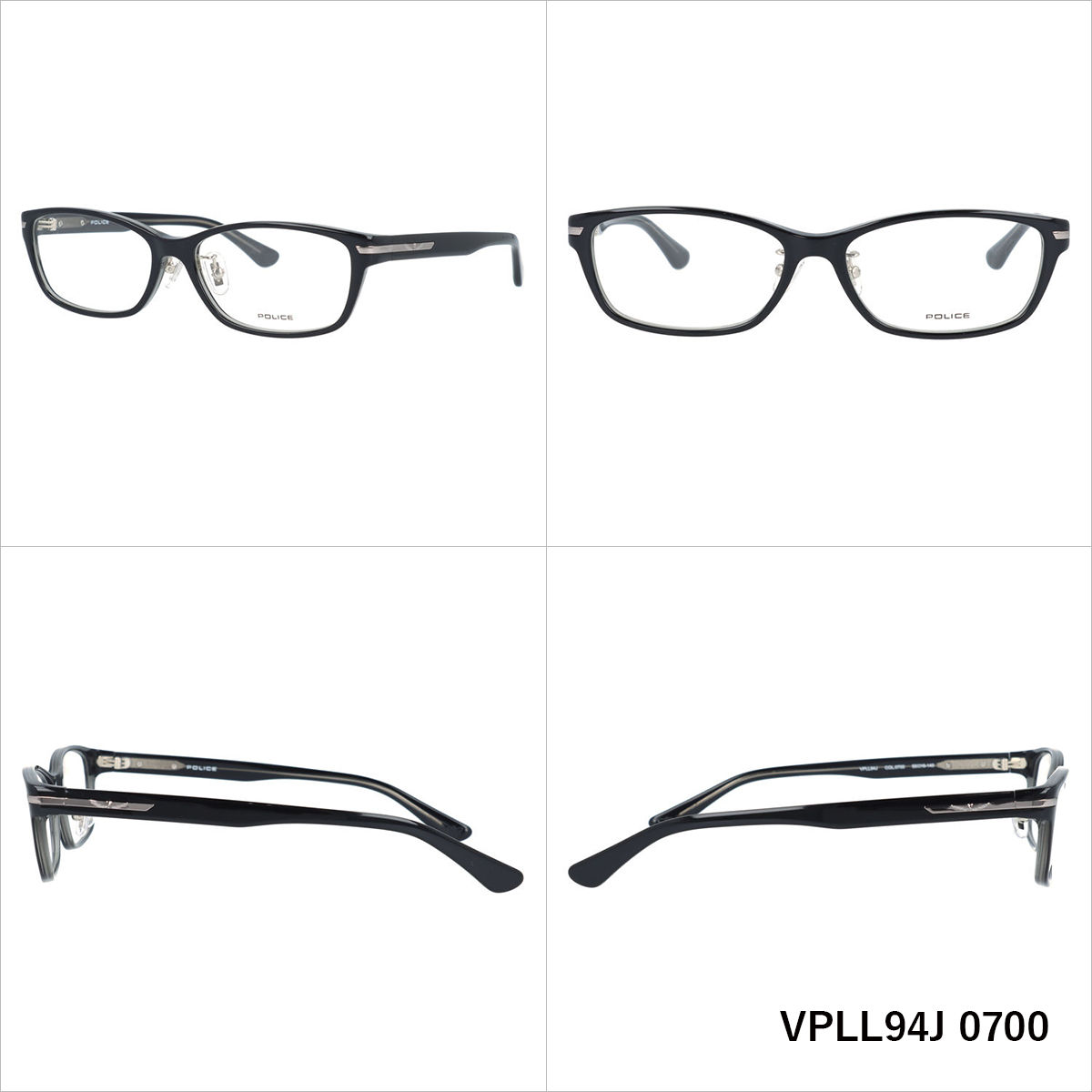 POLICE（ポリス） 国内正規品 メガネ フレーム 伊達 度付き 度入り