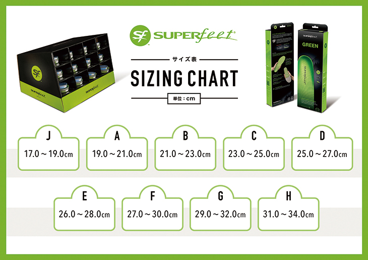 SUPERfeet スーパーフィート インソール Active Support Medium Arch