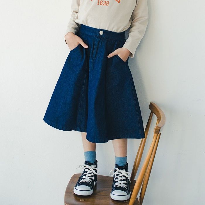 【Ou? by EDWIN】デニムフレアスカート :17-4133-008:BRANSHES Yahoo!ショッピング店 - 通販 - Yahoo!ショッピング