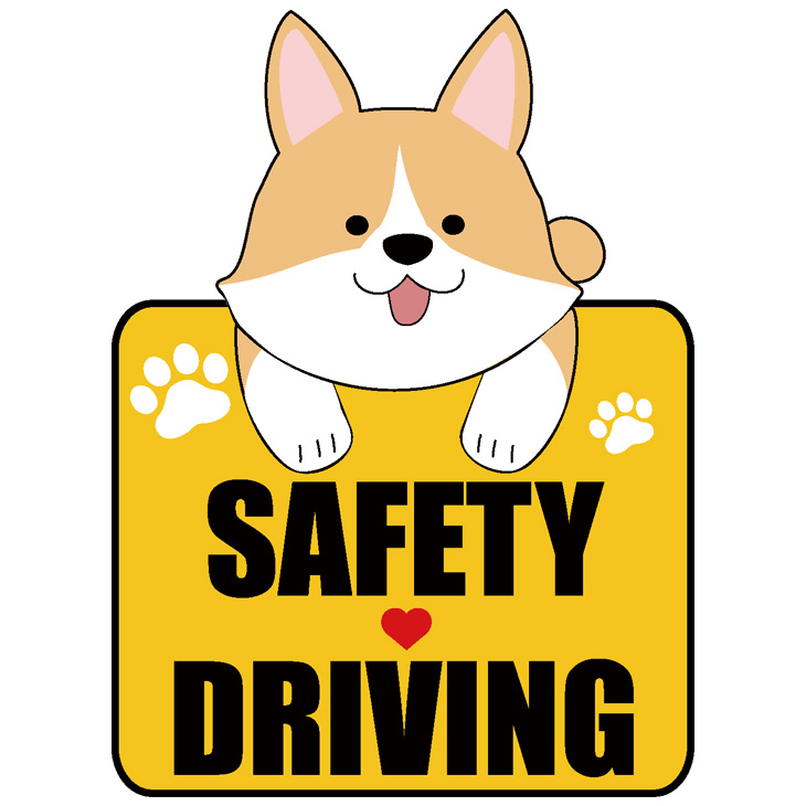【安全運転】ステッカー 犬 マグネットシート かわいい おしゃれ ミニ マグネット 柴 ポメラニアン 車 磁石 トイプードル コーギ【送料無料】 :mg-002:bratt-bratt ...
