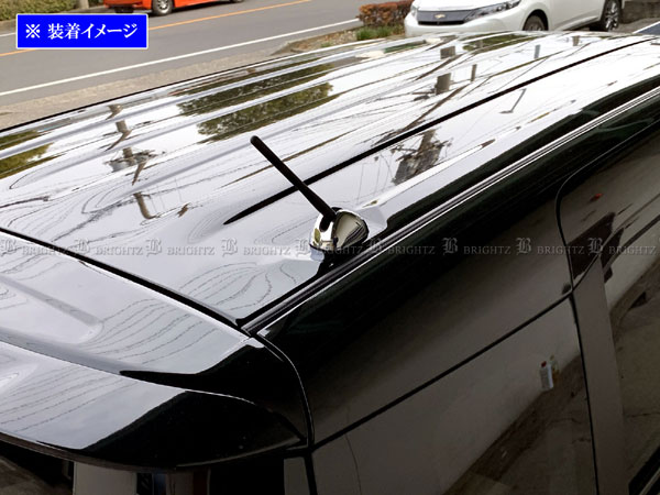 ソリオバンディット MAD7S メッキ アンテナ カバー Gタイプ ルーフ ナビ ラジオ テレビ 地デジ ベース ガーニッシュ ANTENNA ...