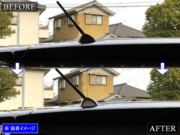 ソリオバンディット MAD7S メッキ アンテナ カバー Gタイプ ルーフ ナビ ラジオ テレビ 地デジ ベース ガーニッシュ ANTENNA ...