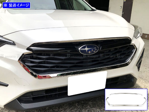 インプレッサ GU6 GU7 超鏡面 ステンレス フロント グリル ビレット ビレッド フィン アウター エクステリア 外装 2PC GRI− ...