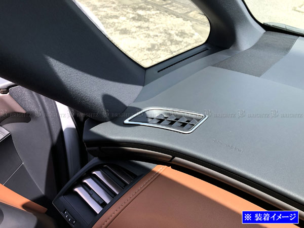 ヴェルファイアPHEV 40 AAHP45W ステンレス デフロスター カバー ガーニッシュ リング リム ベゼル サテンシルバー 2PC AC−COV−059 : brightzk3 ...