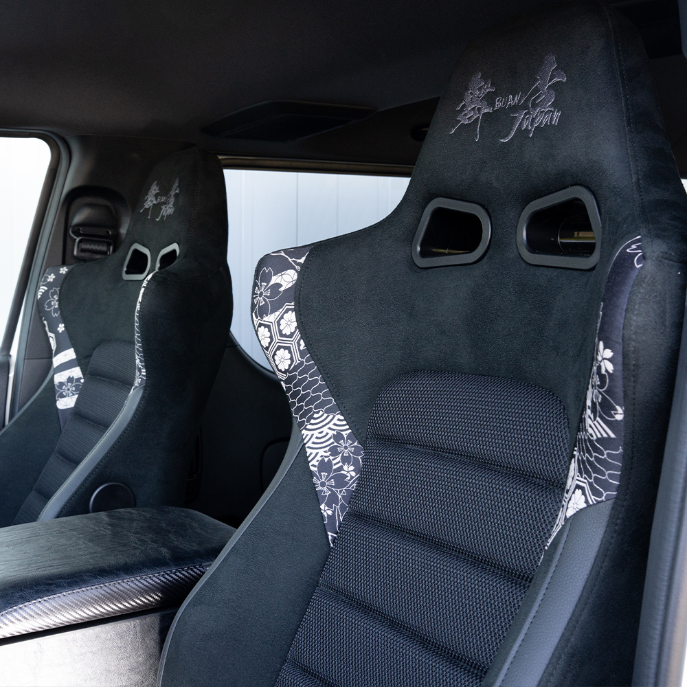 BRIDEシート ERGOSTER 「舞杏 限定モデル」 京・和桜 Ver. 【シートヒーター付き】【スーパーシートレール付き】ハイエース ...