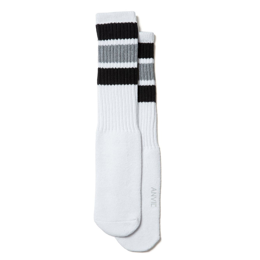 ANVIL アンビル ソックス USA Cotton Tube Socks USAコットン チューブソックス スケートソックス AN600 ...