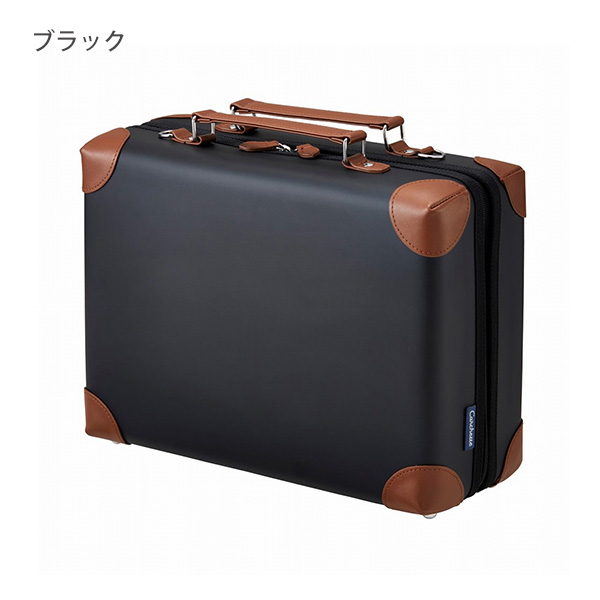 キングジム carchette カルシェットキャリングケース ワイド 5900 -BE ベージュ / -BK ブラック ショルダーベルト付き ...